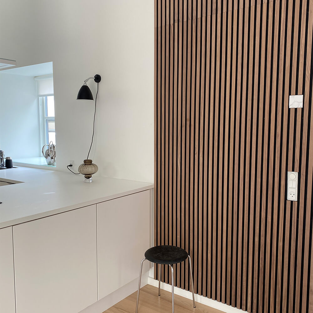 Akoestisch paneel hout - Bruin walnoot - HomeDesignShops.nl