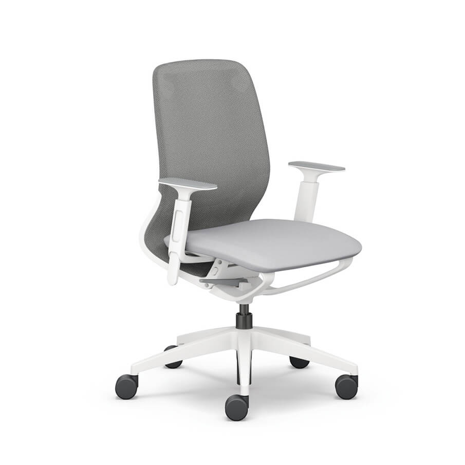 Sedus se:motion net | Ergonomische Bureaustoel | Wit (Lichtgrijs ...